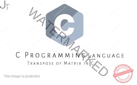 Transpose Of Matrix In C Just Tech Review
