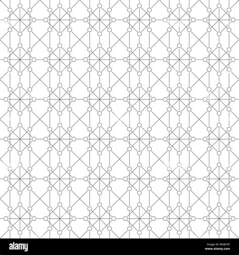 Seamless Pattern Classic Abstract Geometric Background Modern Linear Texture With Thin Lines