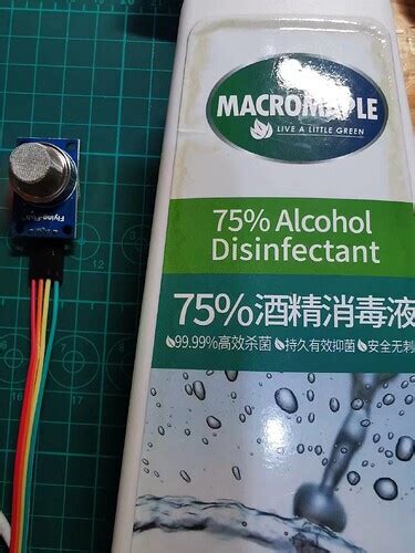 Demo Using Smoke Sensor To Detect Alcohol Leakage On Visionfive