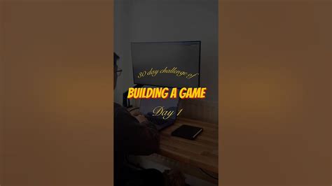 Day 1 Building A Game From Scratch🎮 Youtube