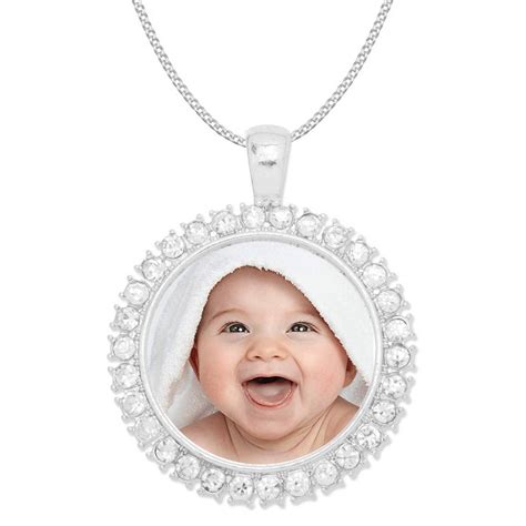 Ketting Met Foto Hanger Zilver Met Crystals Kopen Goedkoop Shoppe
