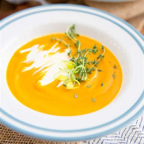 Cream Of Leek And Sweet Potato Soup • The Healthy Foodie