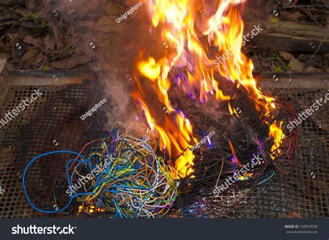 Burning Copper Wiring Unhealthy Copper Wiring Stock Photo 759919558 | Shutterstock