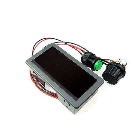 Controlador De Velocidad Del Motor De Cc Led Con Pantalla Digital De 6v