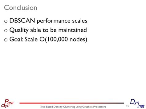 Ppt Tree Based Density Clustering Using Graphics Processors