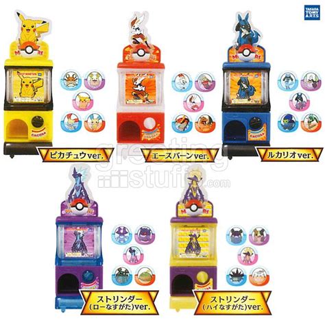 Pokemon Toxtricity Mini Gachapon Machine Holiday Greeting Stuffs