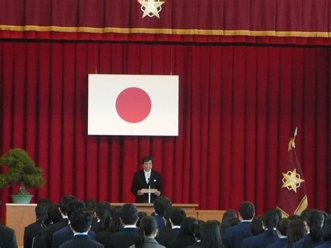 令和5年度前期入学式 富山県立雄峰高等学校