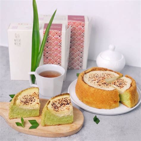 Jual Brulee Cake Pandan Chesee Bolu Keju Best Seller Cheesecake Lembut Lumer Nichi Nichi By