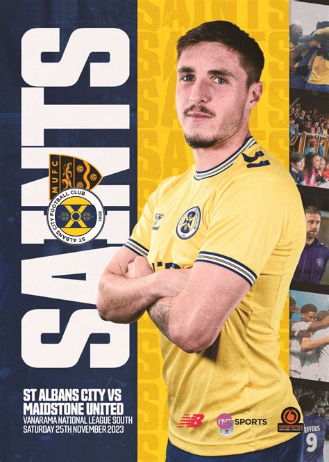 St Albans City V Maidstone United 25th November 2023 The Saints FanZone