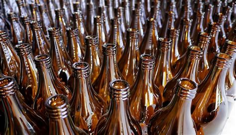 Premium Ai Image Glass Bottle Texture Glass Bottle At Factory For