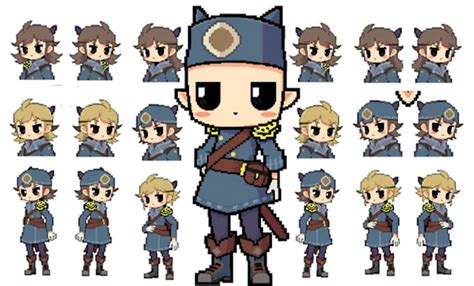 Draw 2d Character Game Asset Pixel Art Sprite Sheet Animation Tiles 8 Bit By Romandah Fiverr