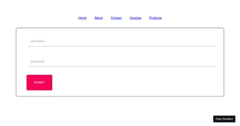 Routing Codesandbox