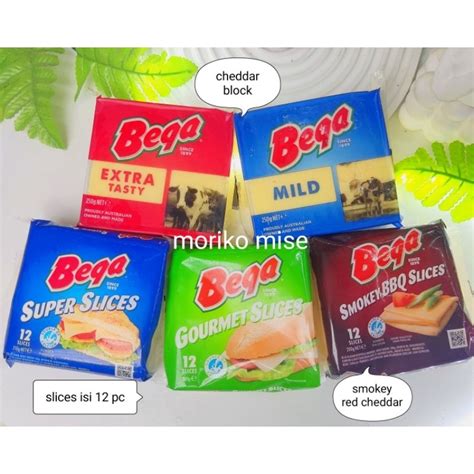 Jual [ Bega Cheese ] Smokey Red Cheddar Slice Bega Stringers Mozzarella Bega Stick White