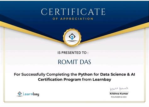 Ai Python Datascience Learnbay Romit Das