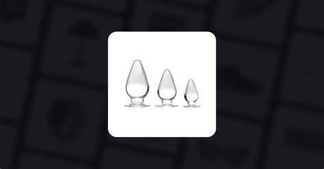 Master Series Triple Cones Anal Plug Set 3 Pack • Pris