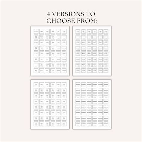 1 Inch Car Oil Diffuser Labels Template Editable Car Air Freshener