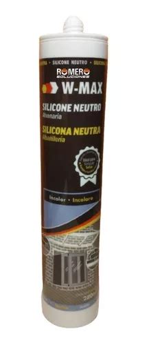 Silicona Neutra Transparente Anti Hongo Albañilería 280ml Cuotas sin interés