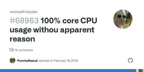 Core CPU Usage Withou Apparent Reason Issue Microsoft Vscode GitHub