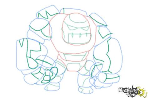 How To Draw Clash Of Clans Golem Drawingnow