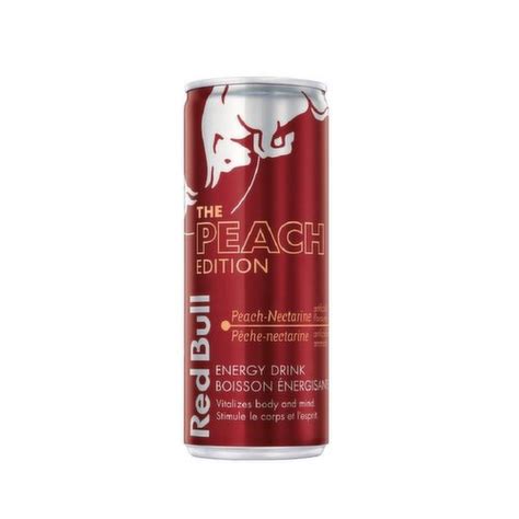 Red Bull Energy Drink The Peach Edition Peach Nectarine
