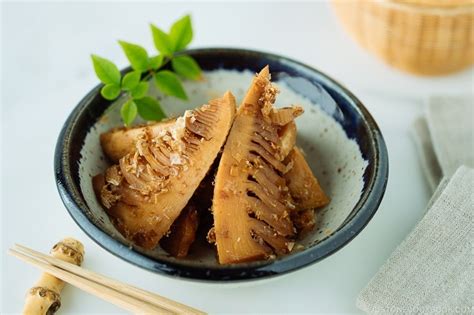 Simmered Bamboo Shoots Tosaniたけのこの土佐煮 • Just One Cookbook