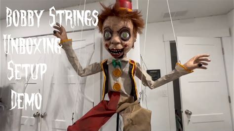 Spirit Halloween Bobby Strings Set Unboxing And Demo 🎃👻 Youtube