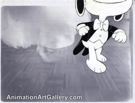 Animation Cel Production Cel Of Snoopy Pnccs46production Celsnoopy