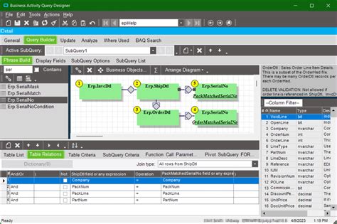How Are Serial Numbers Linked To Invoice Lines Kinetic Erp Epicor
