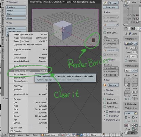 Blender Doesn T Render Object Blender Stack Exchange