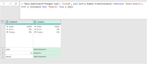 Solved Mcode Custom Column Evaluate If Text Column Has