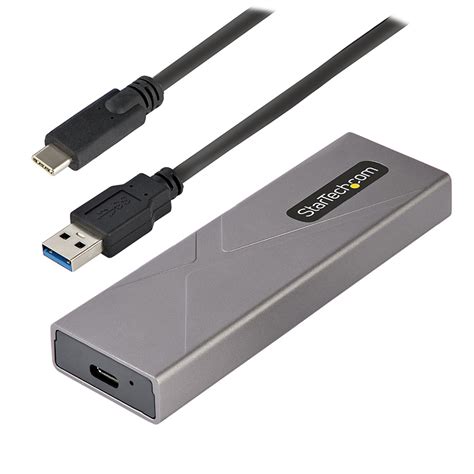 Startech Usb C Gbps M Pcie Nvme Or M Sata Ssd Enclosure M Usb C Nvme Sata Mwave