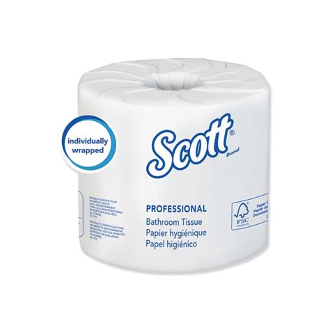 Scott® Professional 2 Ply Standard Roll Toilet Paper 473 Sheets80