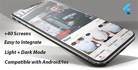 Flutter Shopping UI Code Market
