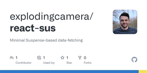 GitHub Explodingcamera React Sus Minimal Suspense Based Data Fetching