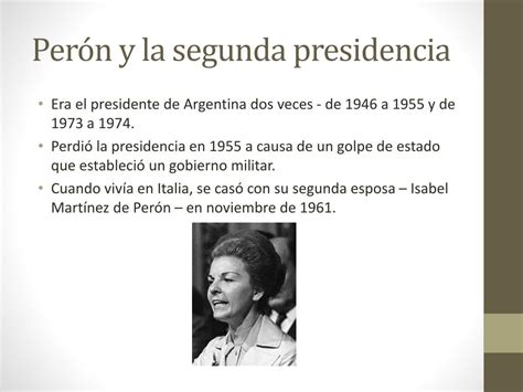 Ppt Evita Los Perón Y La Guerra Sucia En Argentina Powerpoint