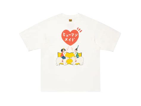 Human Made Keiko Sootome T Shirt 18 White ของแท้
