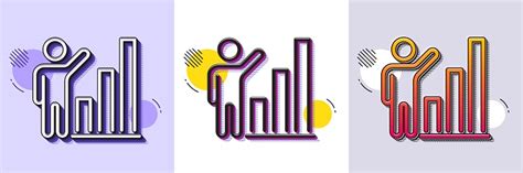 그래프 선 아이콘입니다 세로 막대형 차트 기호입니다 하프톤 도트 패턴 벡터 감소에 대한 스톡 벡터 아트 및 기타 이미지 감소 고급 공연 Istock