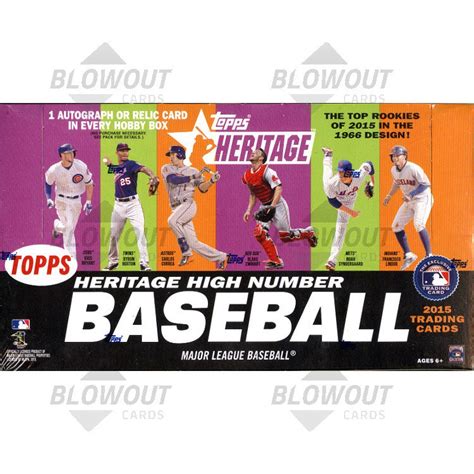 Topps Heritage High Number Baseball Hobby Box