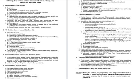 Biznesplan Dla Banku Biznesplan Do Kredytu Well Done Business