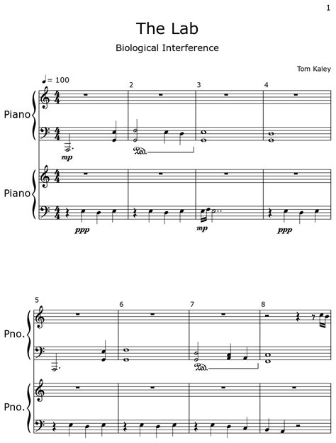 The Lab Sheet Music For Piano