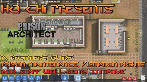 Prison Architect A Beginners Guide Maintenance Visitation And Staff
