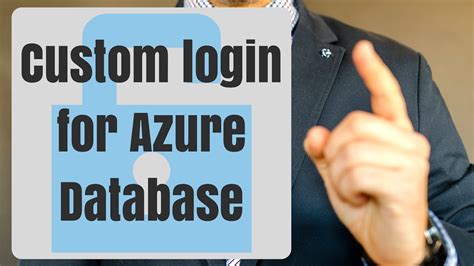 How To Add User To Azure Database Youtube