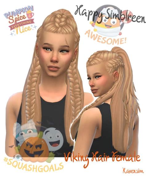 Sims 4 Viking Hair Mozlove