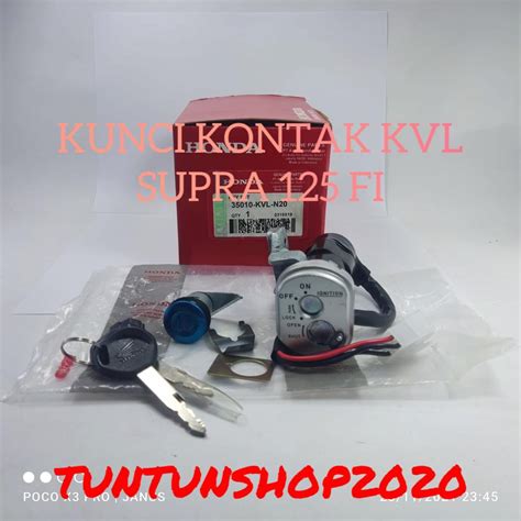 Jual KUNCI KONTAK SET SUPRA FI HONDA KVL KUALITAS ASLI ORIGINAL AHM KUNCI KONTAK PLUS KUNCI