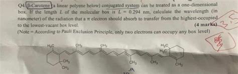 Q4 A Linear Polyene Below Conjugated System Can Be