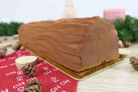 Recette de ma Bûche de Noël au chocolat et praliné croustillant