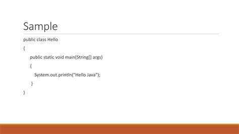 introduction java programming ppt