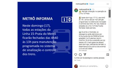Urgente Metrô de SP acaba de confirmar nova paralisação