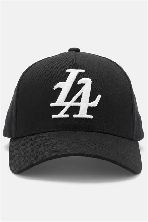 La Snapback Hat Black Fashion Nova Mens Accessories Fashion Nova