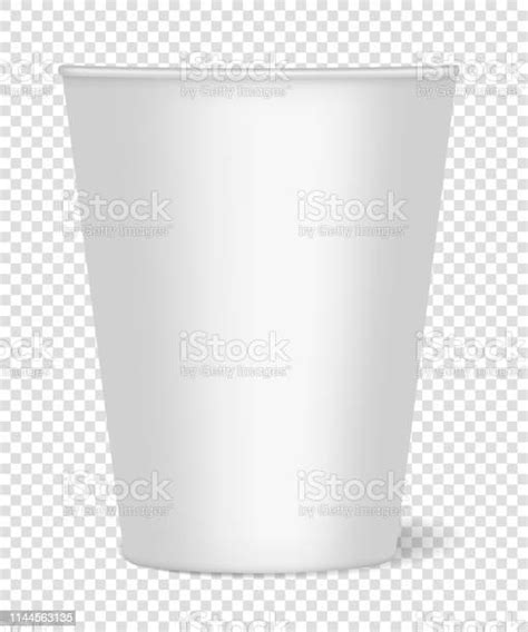 Une Maquette Dune Tasse De Papier Avec Une Ombre Réaliste Pour Le Café